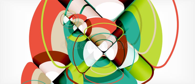 Circle abstract background stock vector. Illustration of abstract ...