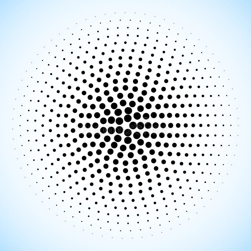 Circle Abstract Dotted Vector Background. Dots Texture Stock Vector ...