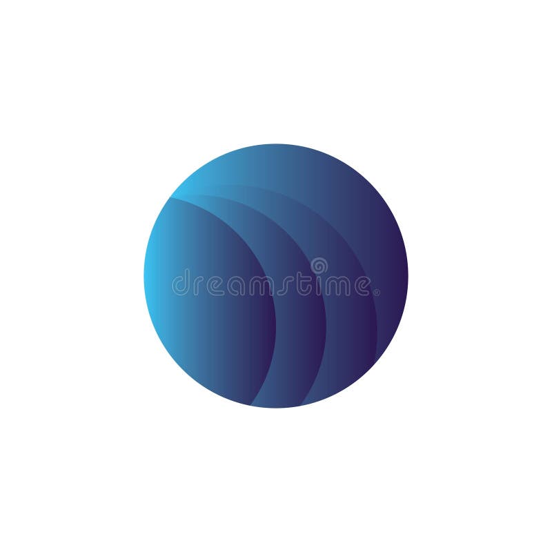 Circle Abstract Icon Logo Free Vector Stock Vector - Illustration of ...