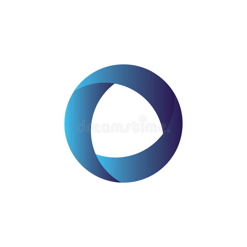 Circle Abstract Icon Logo Free Vector Stock Vector - Illustration of ...