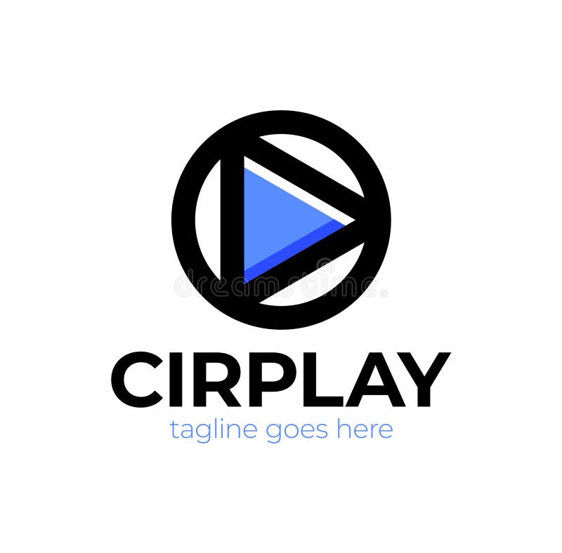 Infinity Play Logo Vector Design Stock Vector - Illustration of ...