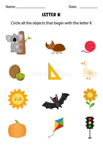 Letter Recognition Worksheet Stock Illustrations – 313 Letter ...