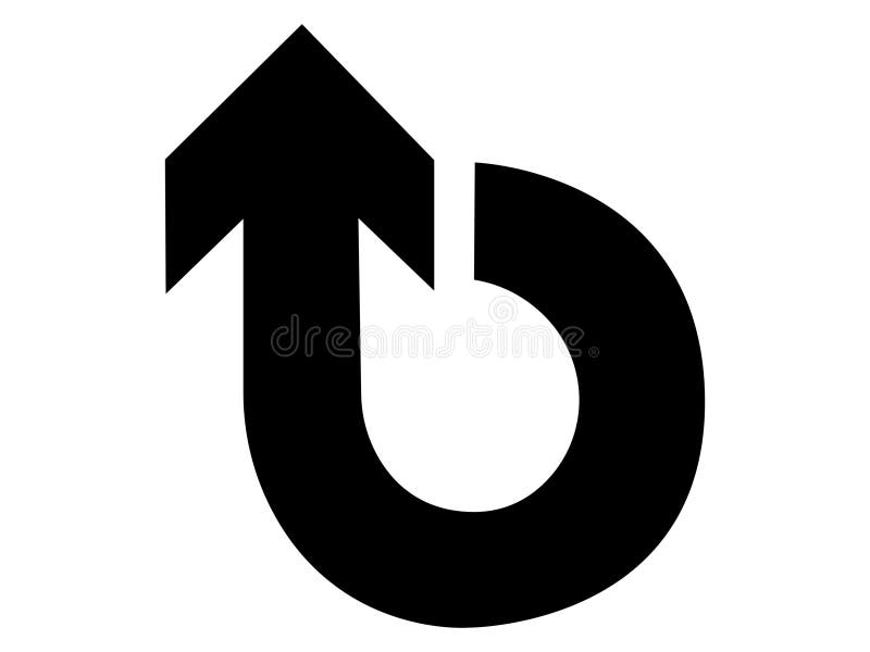 Circle arrow 360 stock illustration. Illustration of text - 371964933