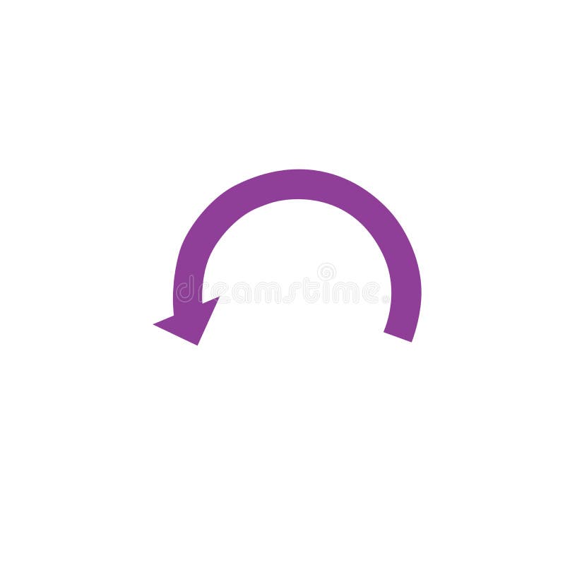 Rotation Circle Arrow, Angle 360 Degrees Sign Icon. Geometry Math ...