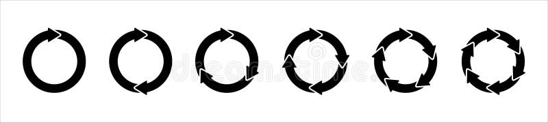 Circle Arrow Icon Set. Symbol of Reload, Refresh, Loading, Recycle and ... Circle Arrow Icon Set. Symbol of Reload, Refresh, Loading, Recycle and ...