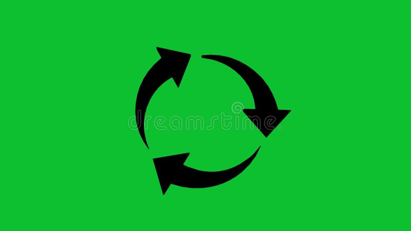 Loading Arrow Symbols Spinning Animation. 4k Video Stock Video - Video ...