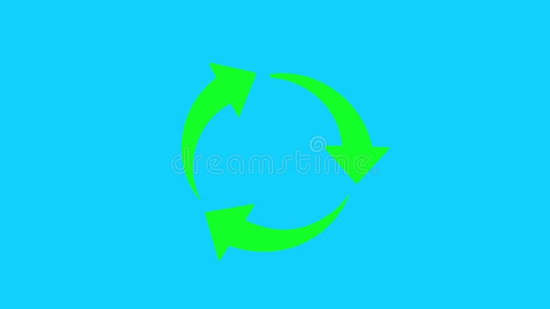 Loading Arrow Symbols Spinning Animation. 4k Video Stock Footage ...