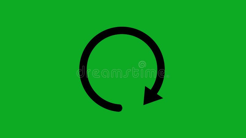 Loading Arrow Symbols Spinning Animation. 4k Video Stock Video - Video ...