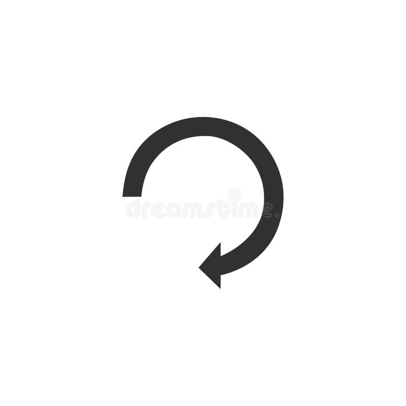 Rotation Circle Arrow, Angle 360 Degrees Sign Icon. Geometry Math ...