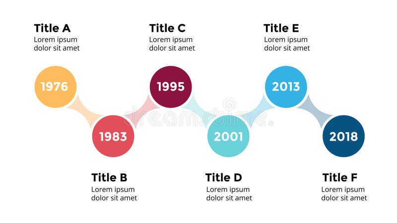 Vector Arrows Circles Timeline Infographic, Diagram Chart, Graph ...