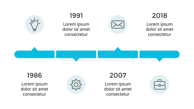 Vector Arrows Circles Timeline Infographic, Diagram Chart, Graph ...