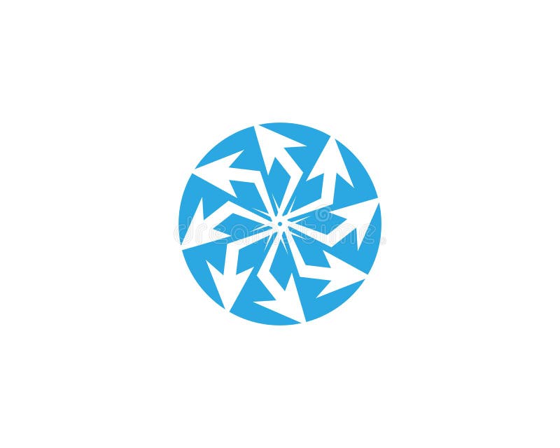 Circle Arrows Logo Vector Template Stock Vector - Illustration of ...