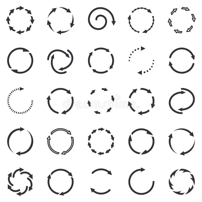 Circle arrows stock vector. Illustration of circular - 62901162