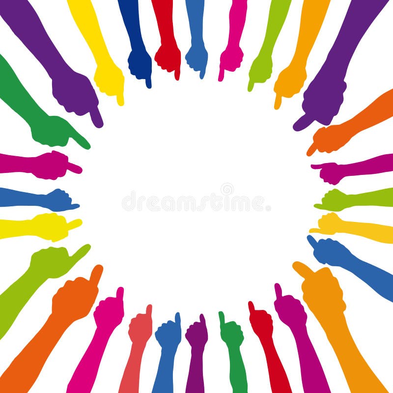Many thumbs up stock image. Image of hands, people, friendship - 14879099