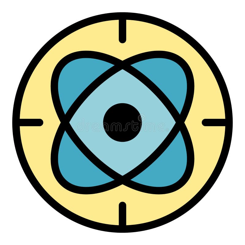 Circle Atom Alchemy Icon Color Outline Vector Stock Vector ...