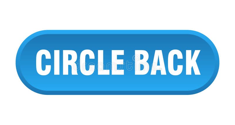 Circle back button stock vector. Illustration of banner - 196832702