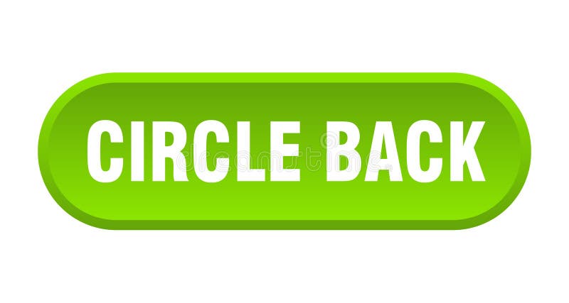 Circle back button stock vector. Illustration of seal - 196836515