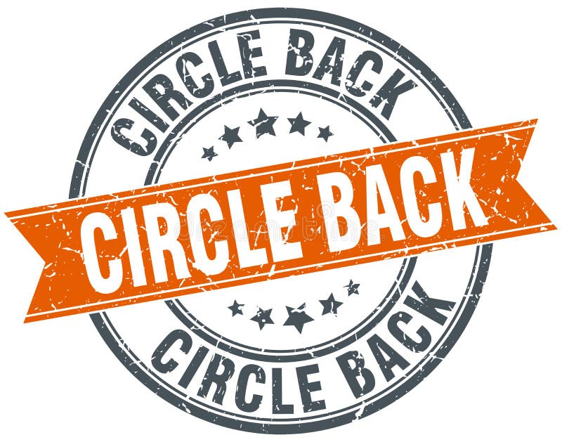 We Re Back Round Ribbon Isolated Label. we Re Back Sign Stock Vector ...