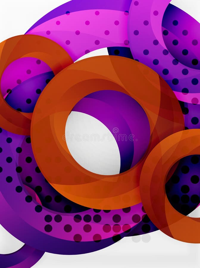 Circle background design stock vector. Illustration of purple - 95673195