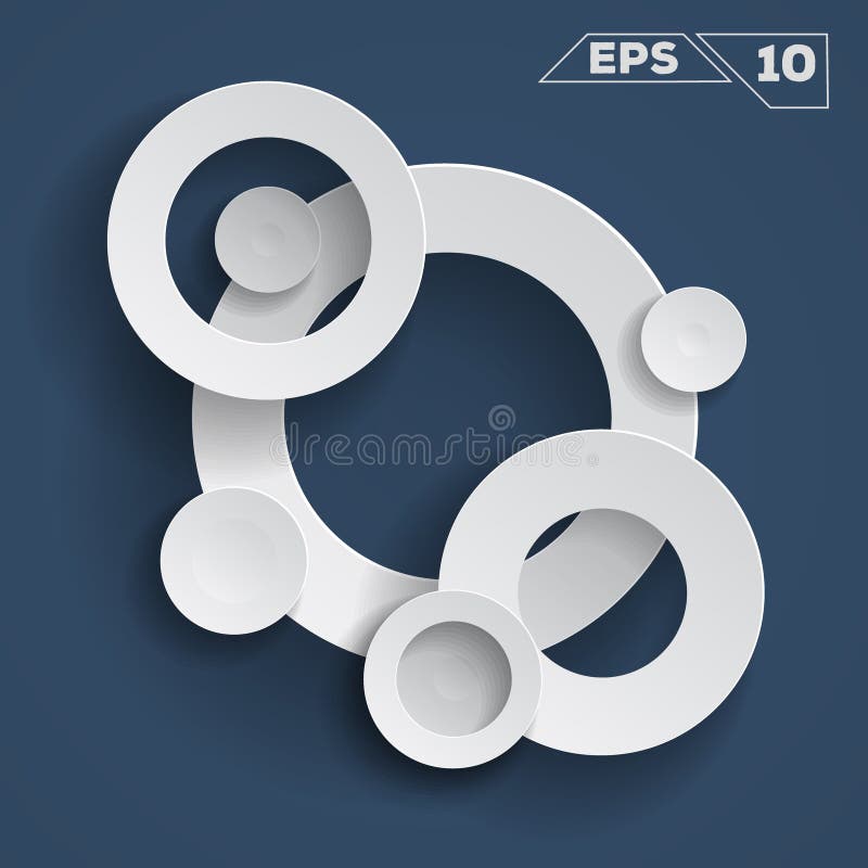 Circle Background Flat Design Stock Vector - Illustration of label ...