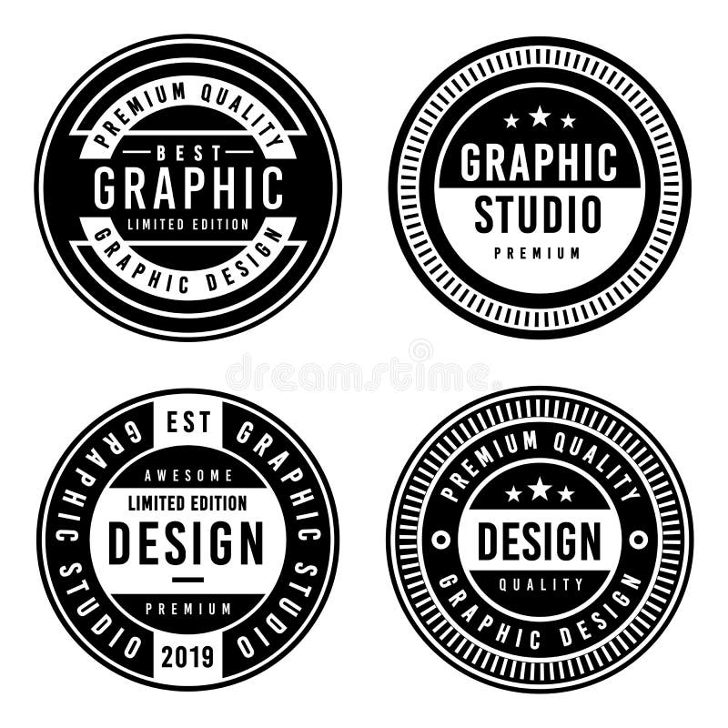 Circle badge set - vector stock vector. Illustration of logo - 146585974