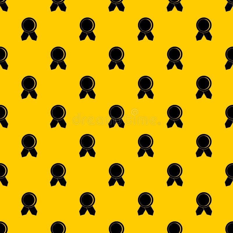 Circle Badge Wih Ribbons Pattern Vector Stock Vector - Illustration of ...