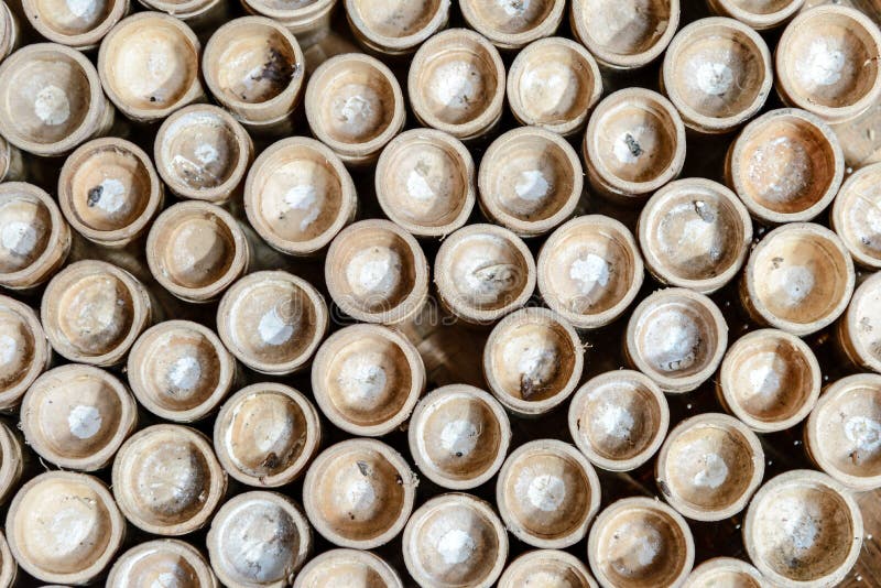 Circle of Bamboo Slice for Background Decorate Stock Photo - Image of ...