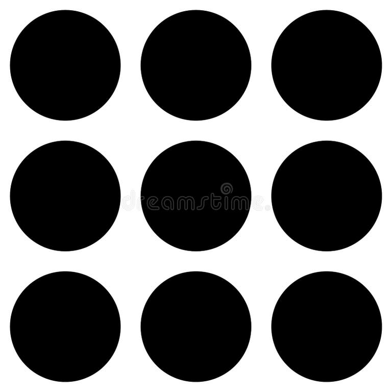 Circle Basic Shape Mosaic Repeatable Pattern, Texture and Background ...