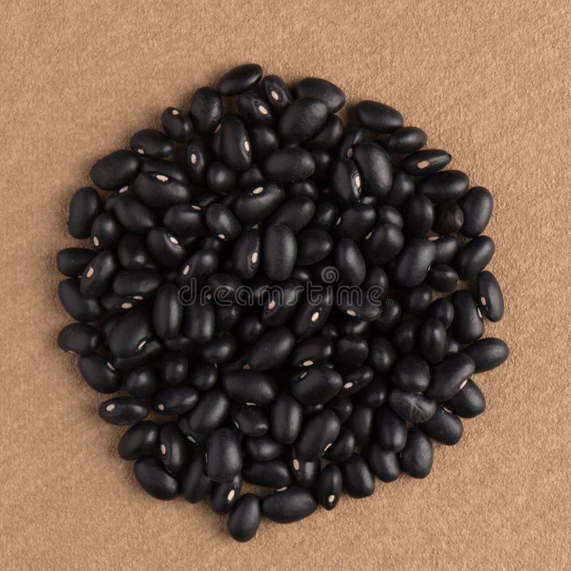 Circle of black beans stock image. Image of circle, healthy - 193164815