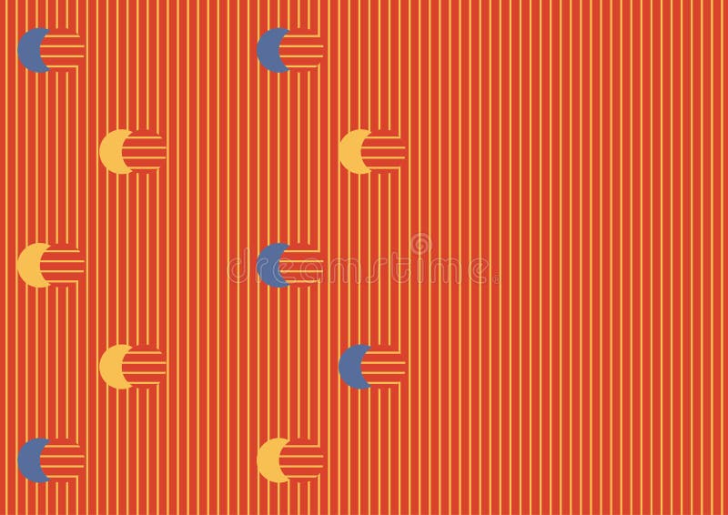 Circle Blue And Yellow On Red Stripe Pattern Background Design | Modern ...