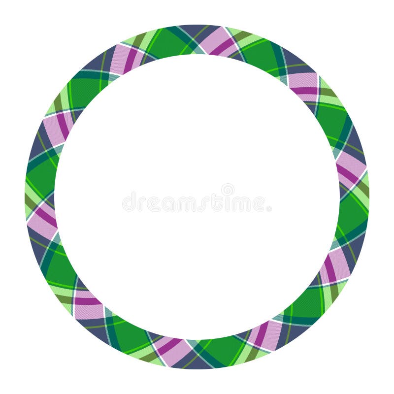 Circle Borders and Frames Vector. Round Border Pattern Geometric ...