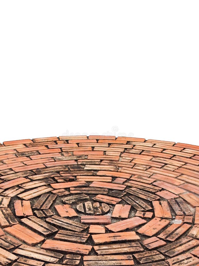 Circle brick stock image. Image of concrete, background - 14618393