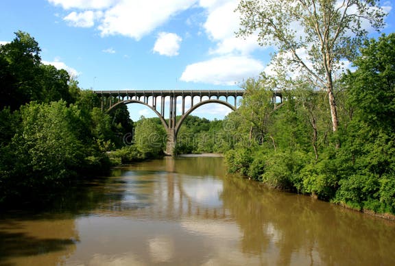 Circle Bridge stock image. Image of bridge, river, nature - 14222503