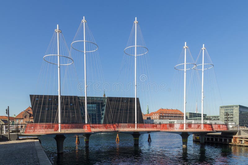 Circle Bridge in Copenhagen, Denmark Editorial Photography - Image of ...