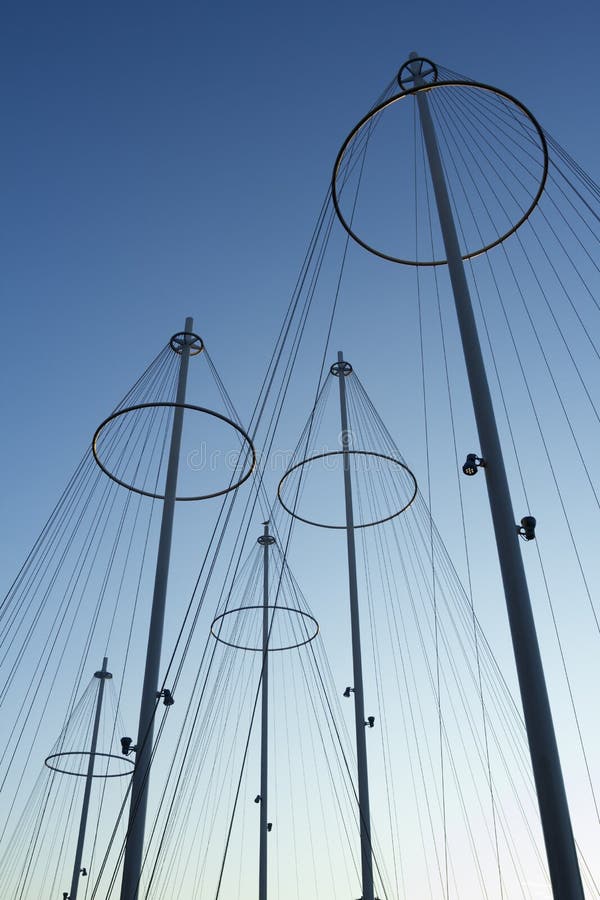 Circle Bridge in Copenhagen Stock Image - Image of blue, scandinavian ...