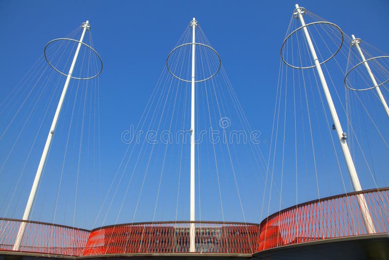 The Circle Bridge On Christianshavn Stock Photo - Image of plads ...