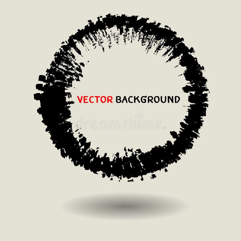 Abstract Circle Texture Background Template Stock Vector - Illustration ...