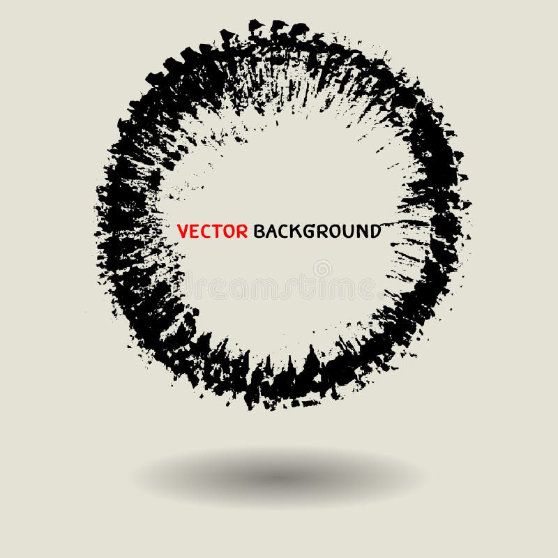 Abstract Circle Texture Background Template Stock Vector - Illustration ...