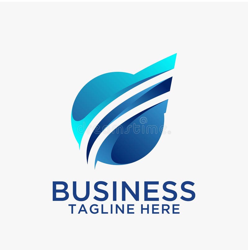 Circle Business Logo Design Stock Vector - Illustration of cooperation ...