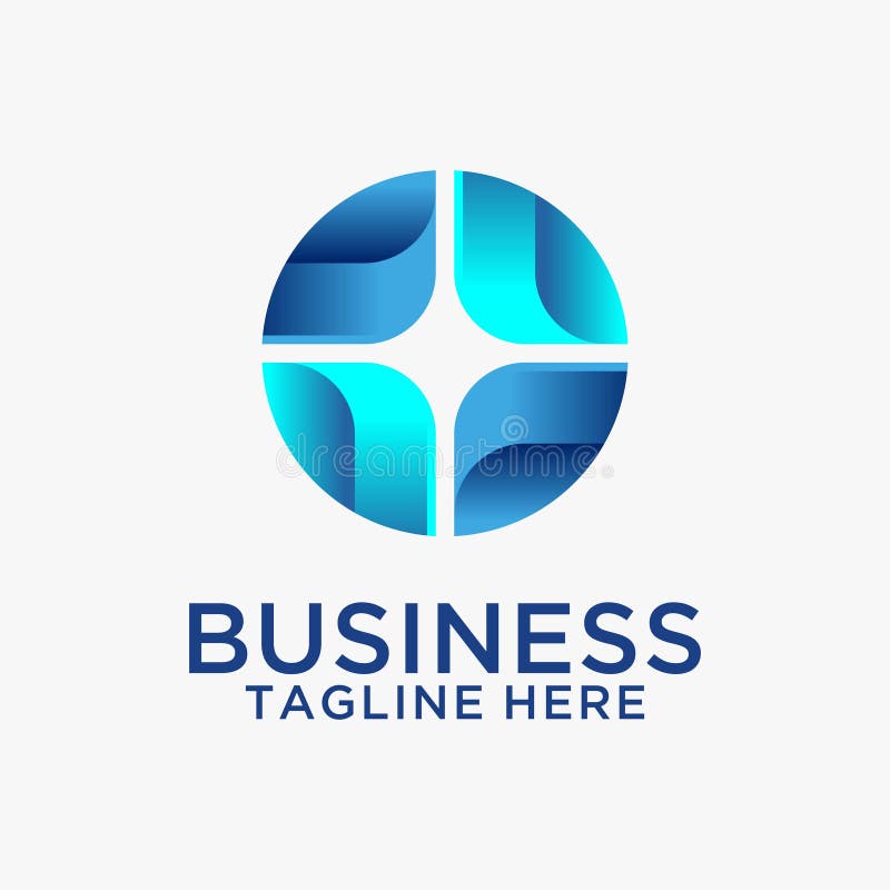 Circle Business Logo Design Stock Vector - Illustration of awesome ...