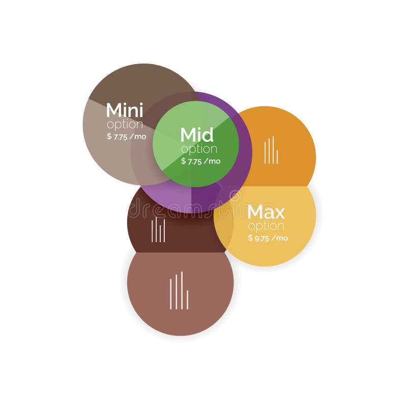 Circle Business Option Diagrams Stock Vector - Illustration of ...
