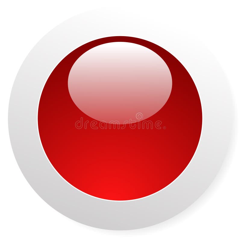 Circle Button with Blank Space and Highlight. Circle Button Stock ...