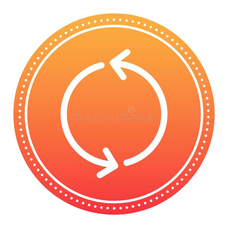 Circle Button Vector Isolated Stock Vector - Illustration of symbol ...