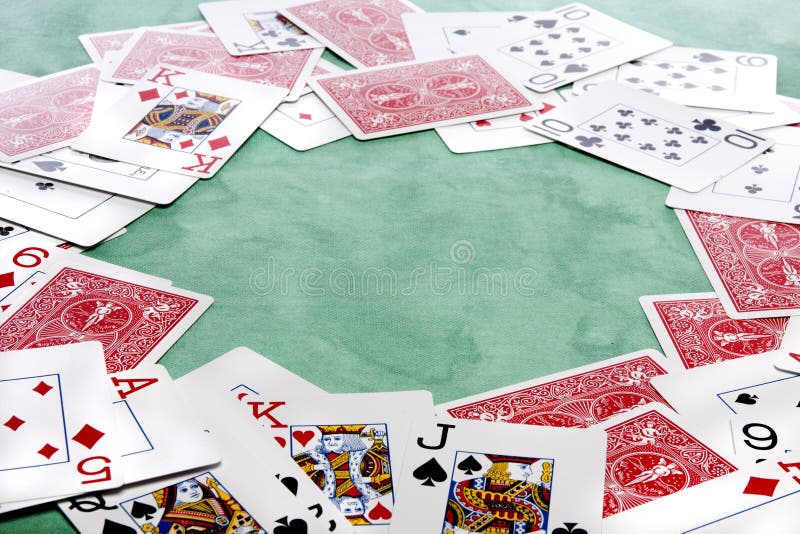 Circle of cards stock image. Image of deck, casino, jack - 105981303