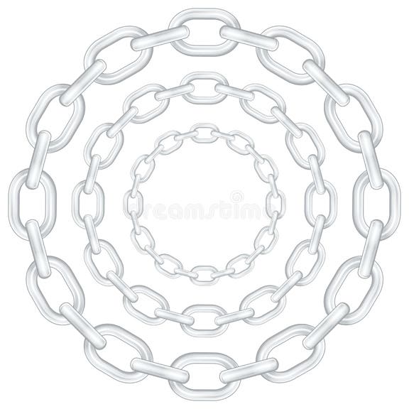 Chain Links Circle Stock Illustrations – 465 Chain Links Circle Stock ...