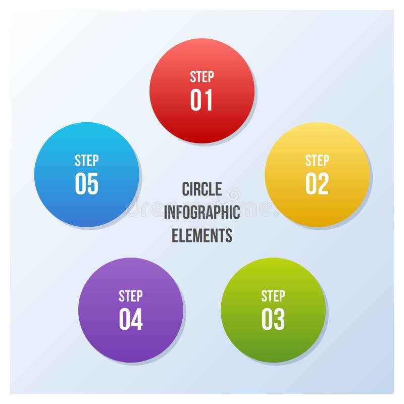 Circle Chart, Circle Infographic or Circular Diagram Stock Vector ...