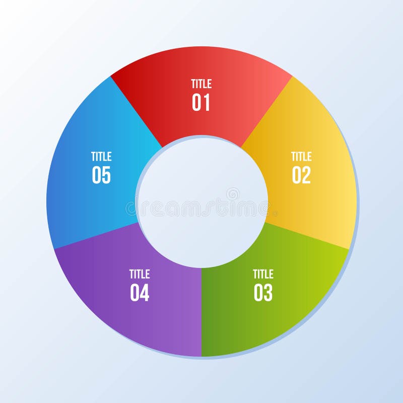 Circle Chart, Circle Infographic or Circular Diagram Stock Vector ...