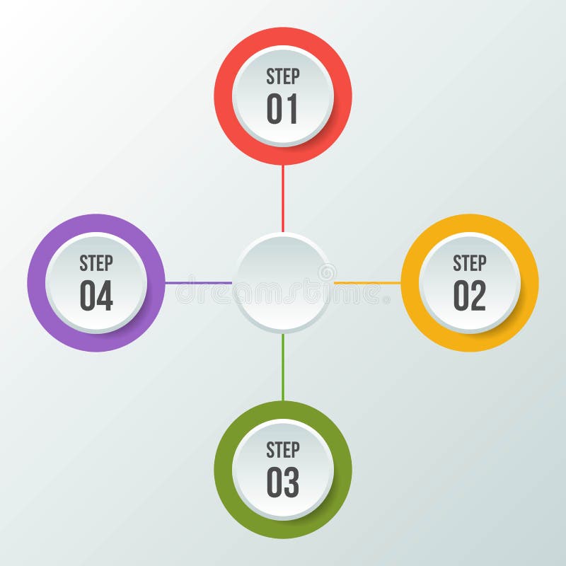 Circle Chart, Circle Infographic or Circular Diagram Stock Vector ...