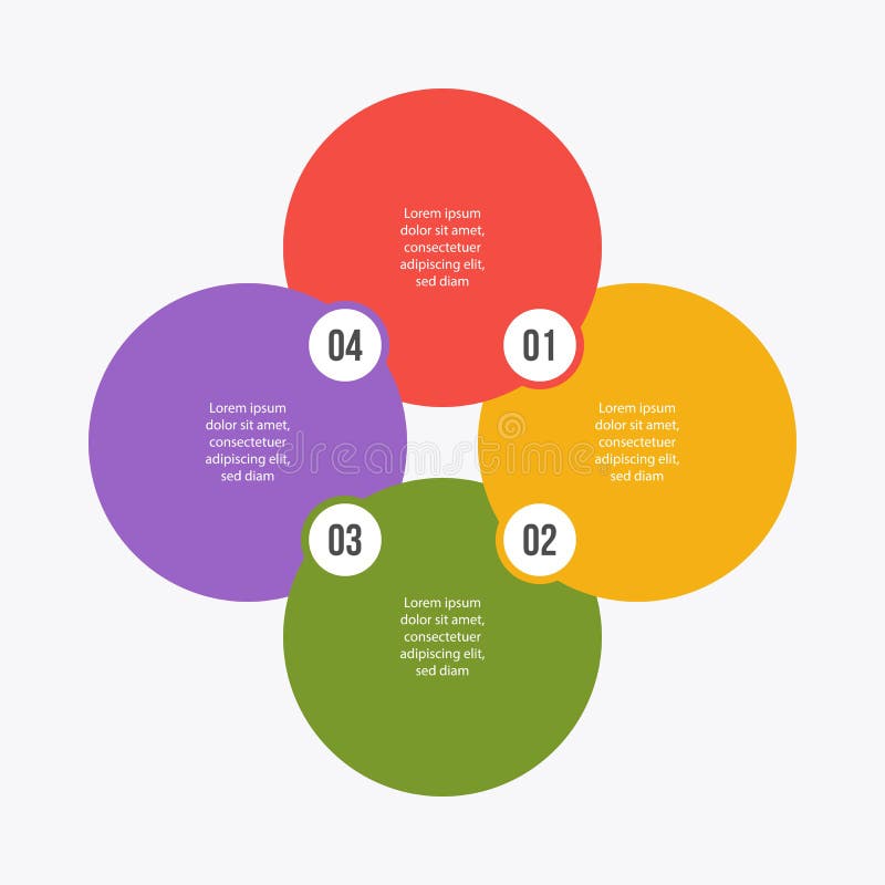 Circle Chart, Circle Infographic or Circular Diagram Stock Vector ...