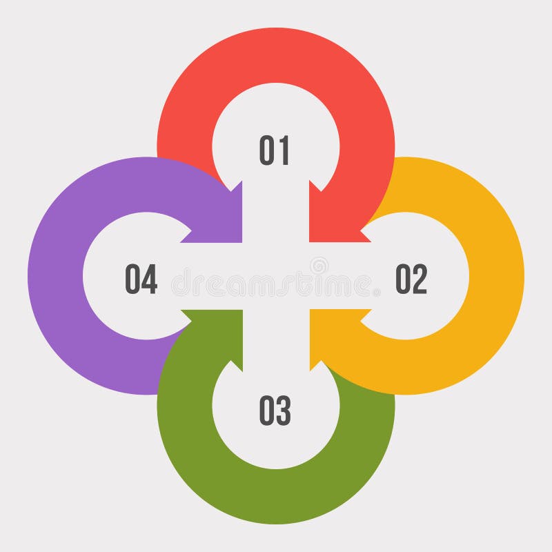 Circle Chart, Circle Infographic or Circular Diagram Stock Vector ...